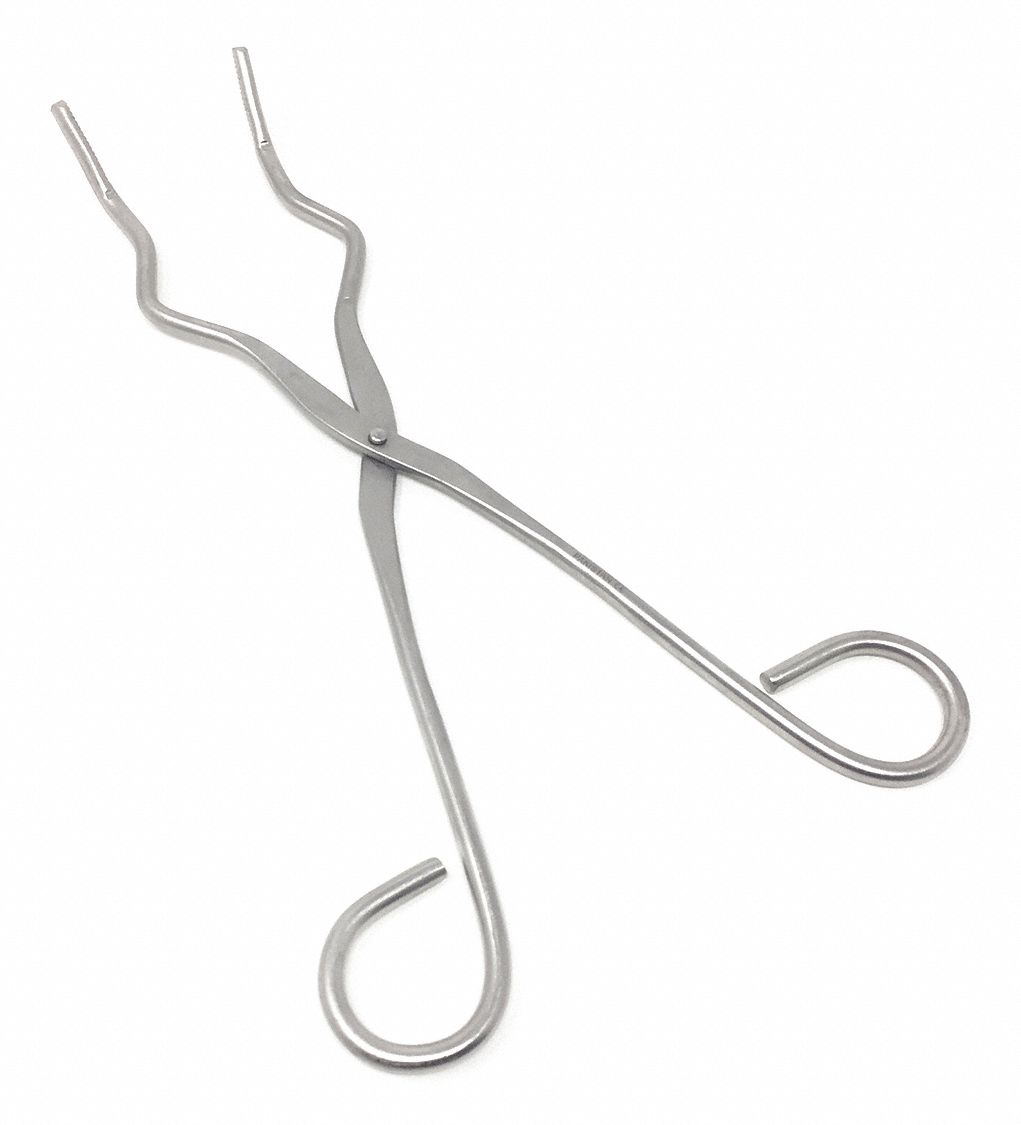 SCIENTIFIC LABWARES, Nichrome, 9 1/2 in Overall Lg, Crucible Tongs ... SCIENTIFIC LABWARES, Nichrome, 9 1/2 in Overall Lg, Crucible Tongs ...