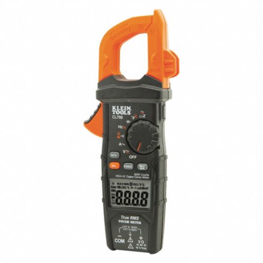 KLEIN TOOLS, Clamp-Jaw Jaw, CAT IV 600V, Digital Clamp Meter - 52ZK82 ...