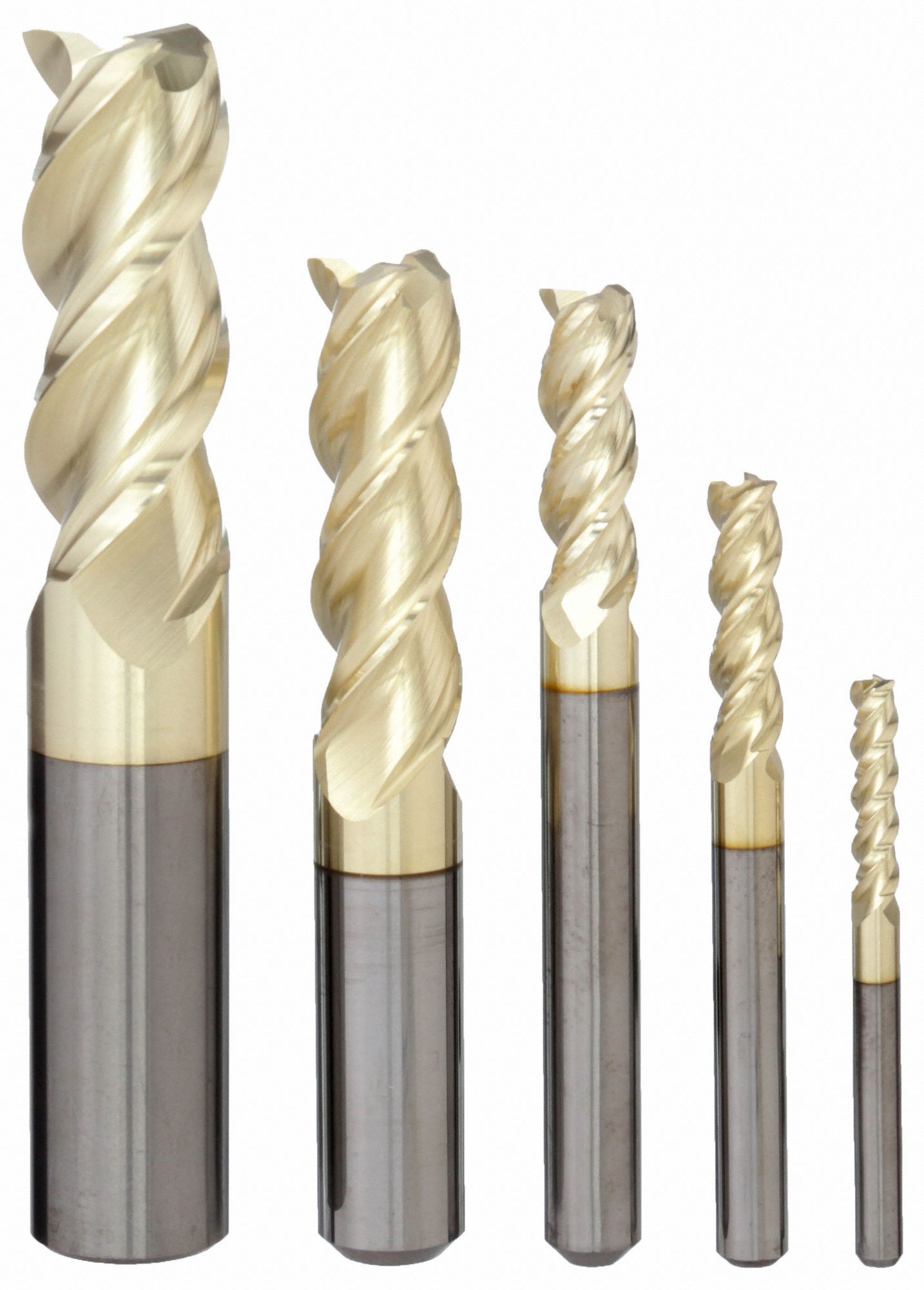 Corner-Radius, 5 Pc, End Mill Set - 52ZU92|283-888882 - Grainger