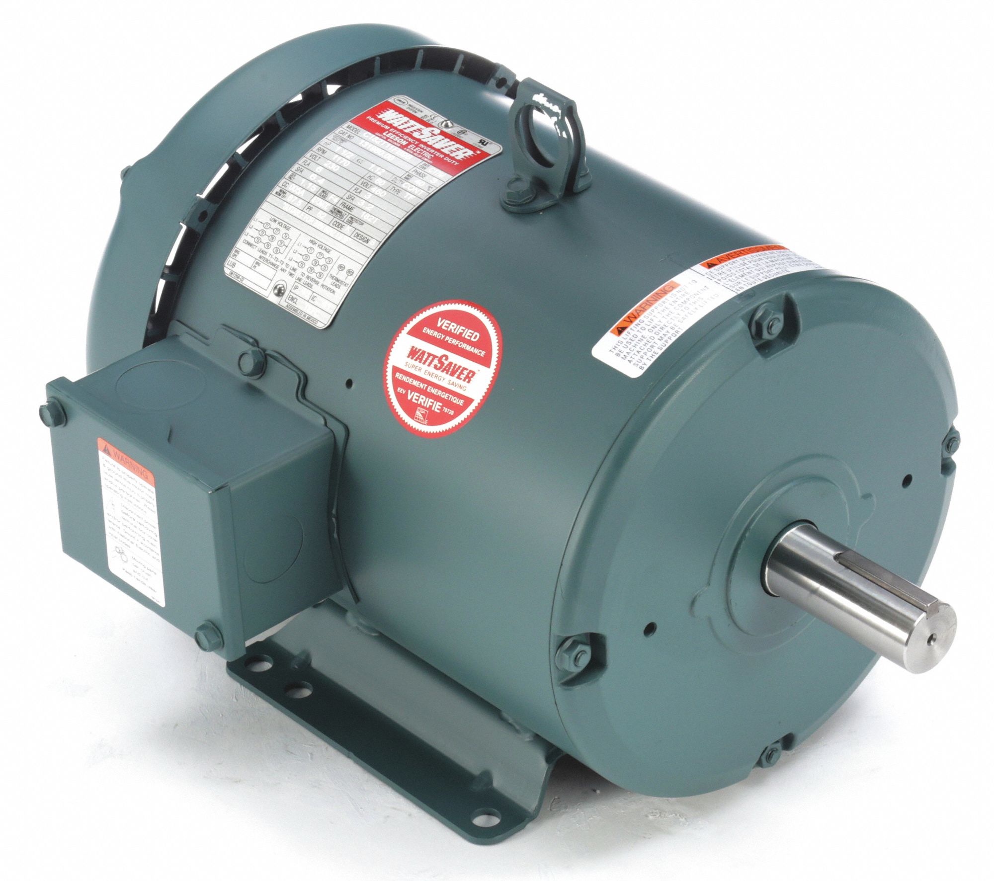 LEESON General Purpose Motor: Totally Enclosed Fan-Cooled, Rigid Base ...