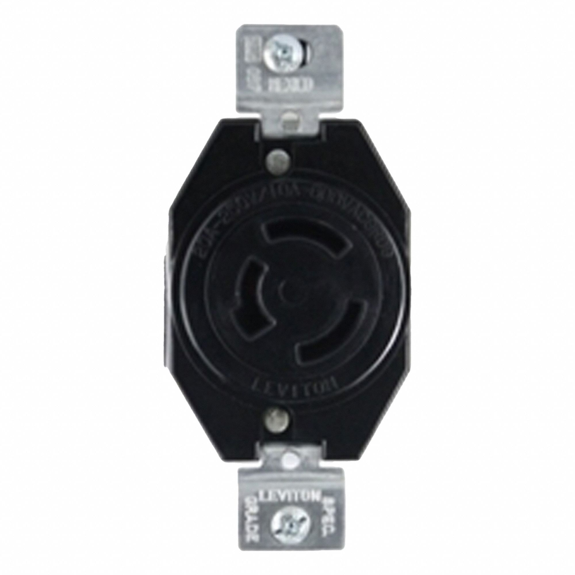 Non-NEMA, 20 A, Flush Mounting Lock Receptacle - 879J11|7310-BG - Grainger