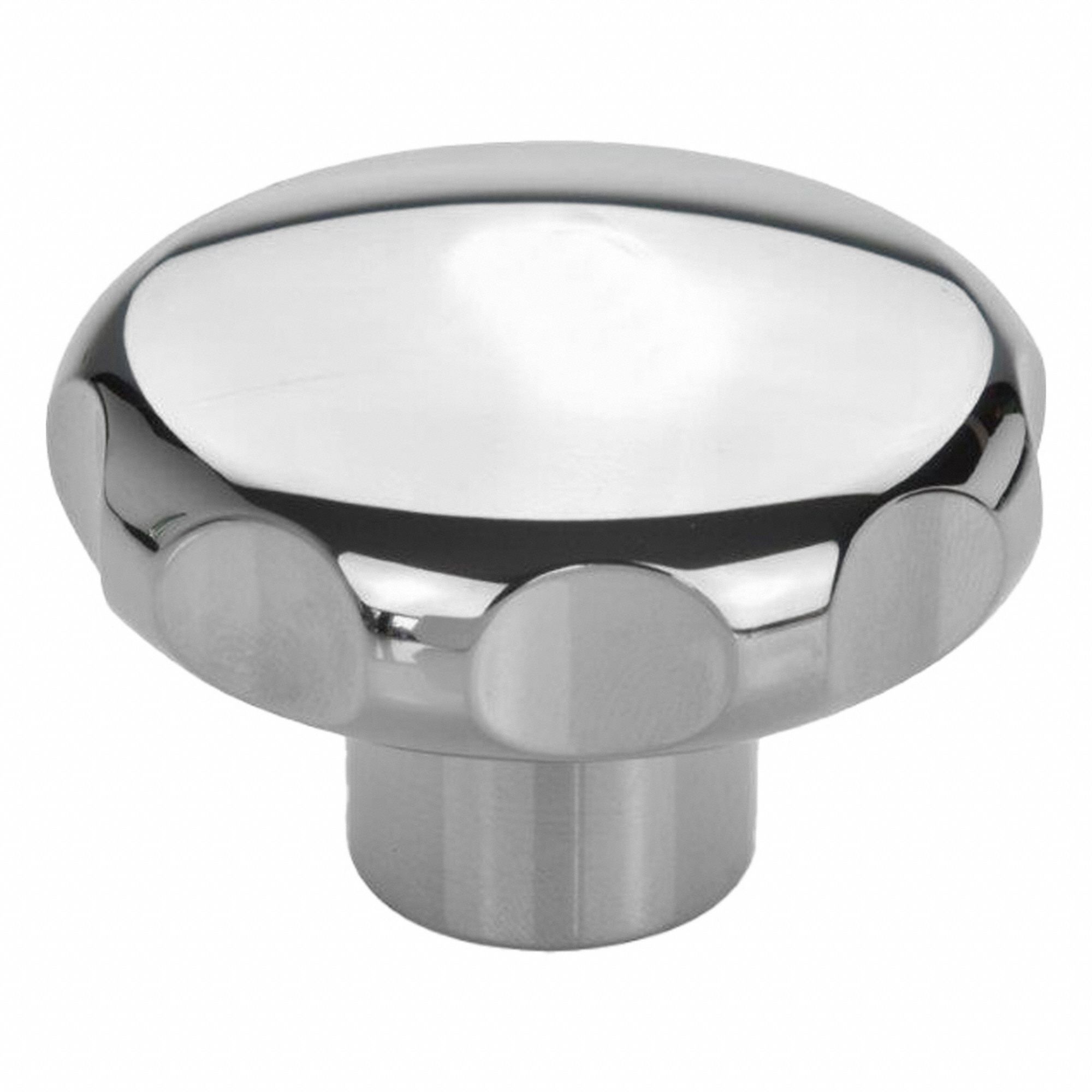 JW WINCO, Fluted, Stainless Steel, Stainless Steel Hand Knobs; Stainless Steel Star Knobs ...