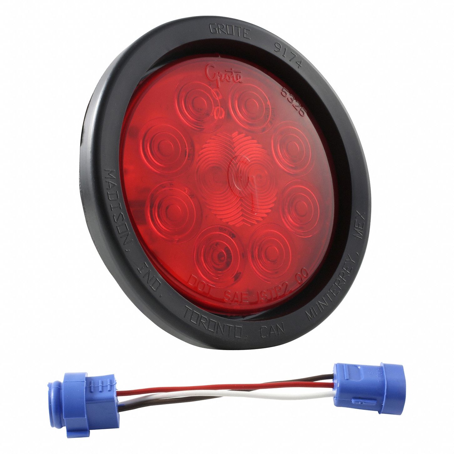 GROTE, LED, Stop Light, Stop/Turn/Tail Light - 2CWF5|53452 - Grainger