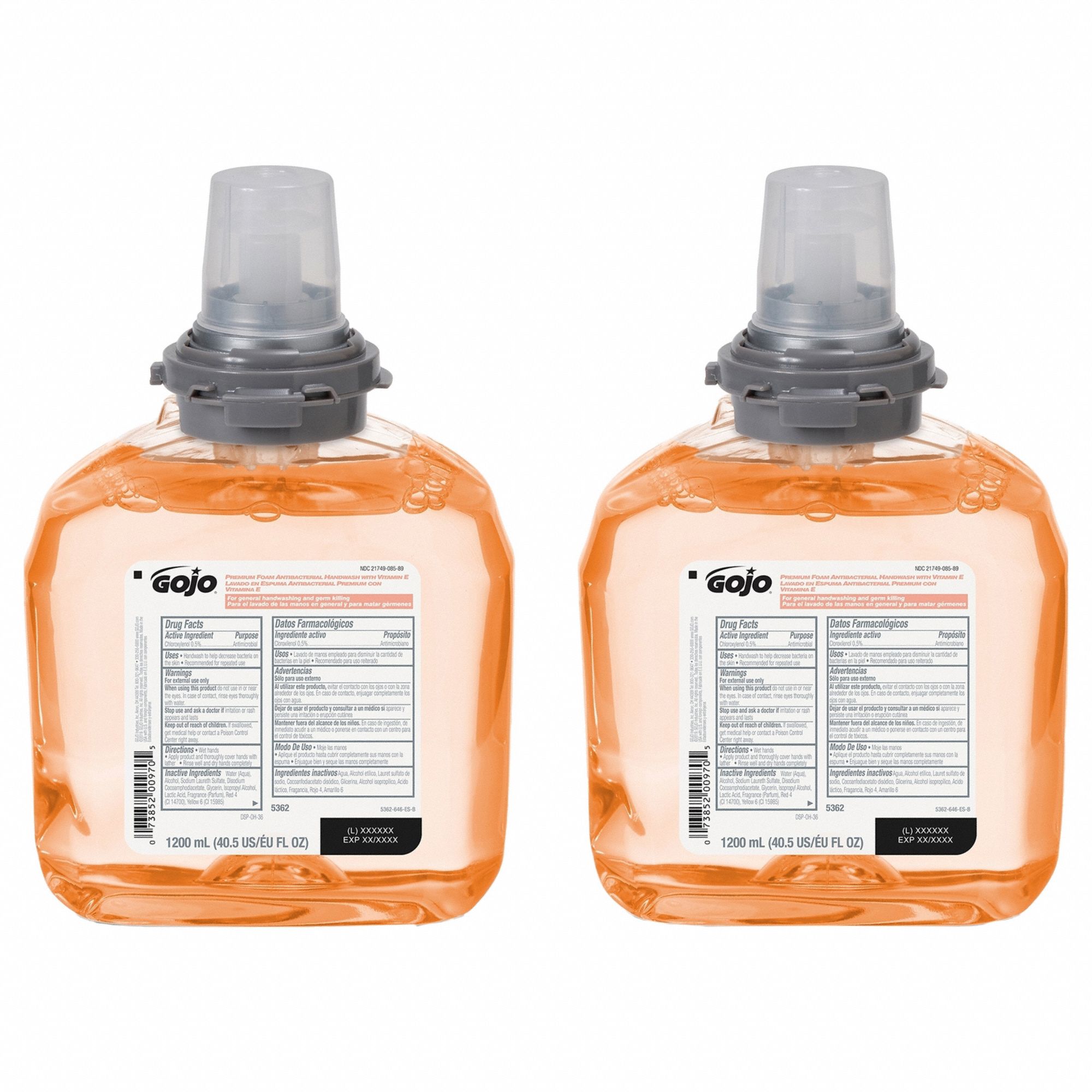 GOJO, Series TFX, 1,200 mL, Hand Soap - 1PKN9|5362-02 - Grainger