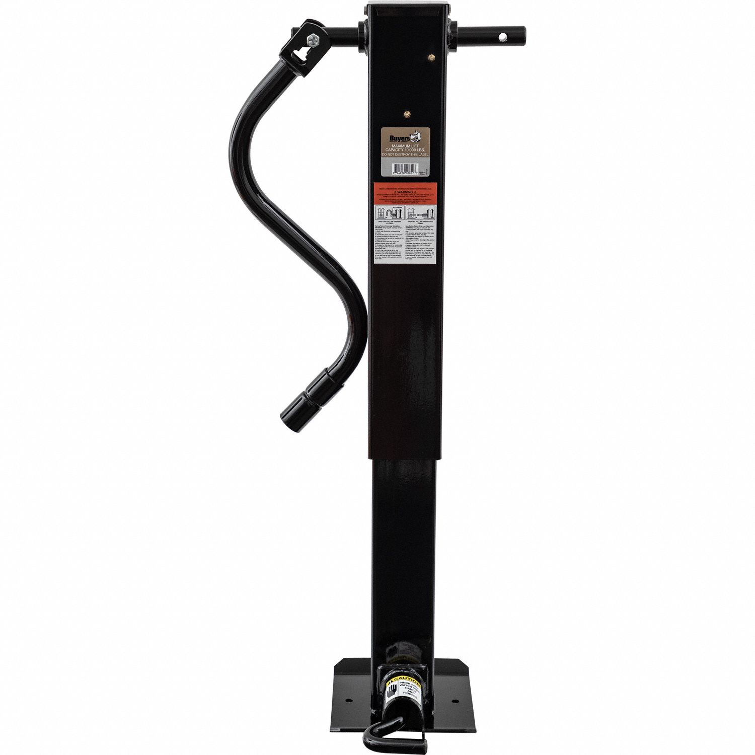 BUYERS PRODUCTS, Front-Pin Square Jack, 12,000 lb Static Load Capacity ...
