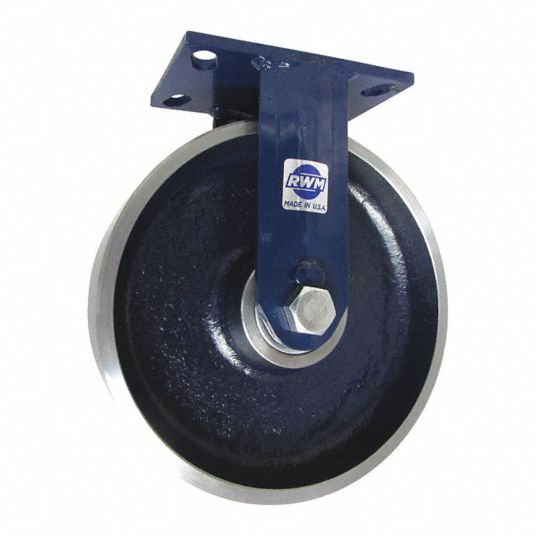 RWM, Rigid, Steel, Plate Caster - 53CG85|75-FSR-1030-R - Grainger
