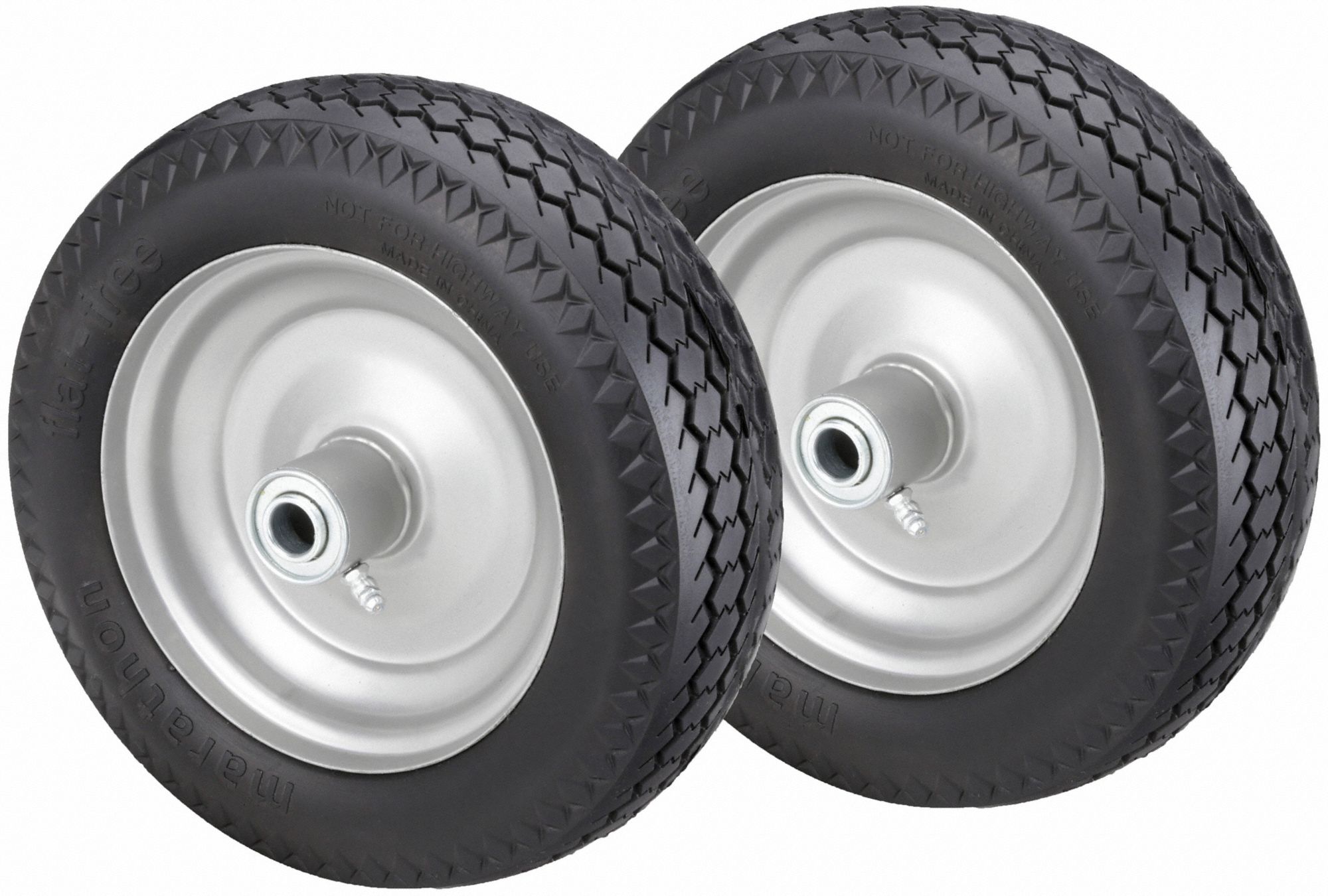 10 in Wheel Dia., 3 in Wheel Wd, Flat-Free Wheel - 53CM41|53CM41 - Grainger