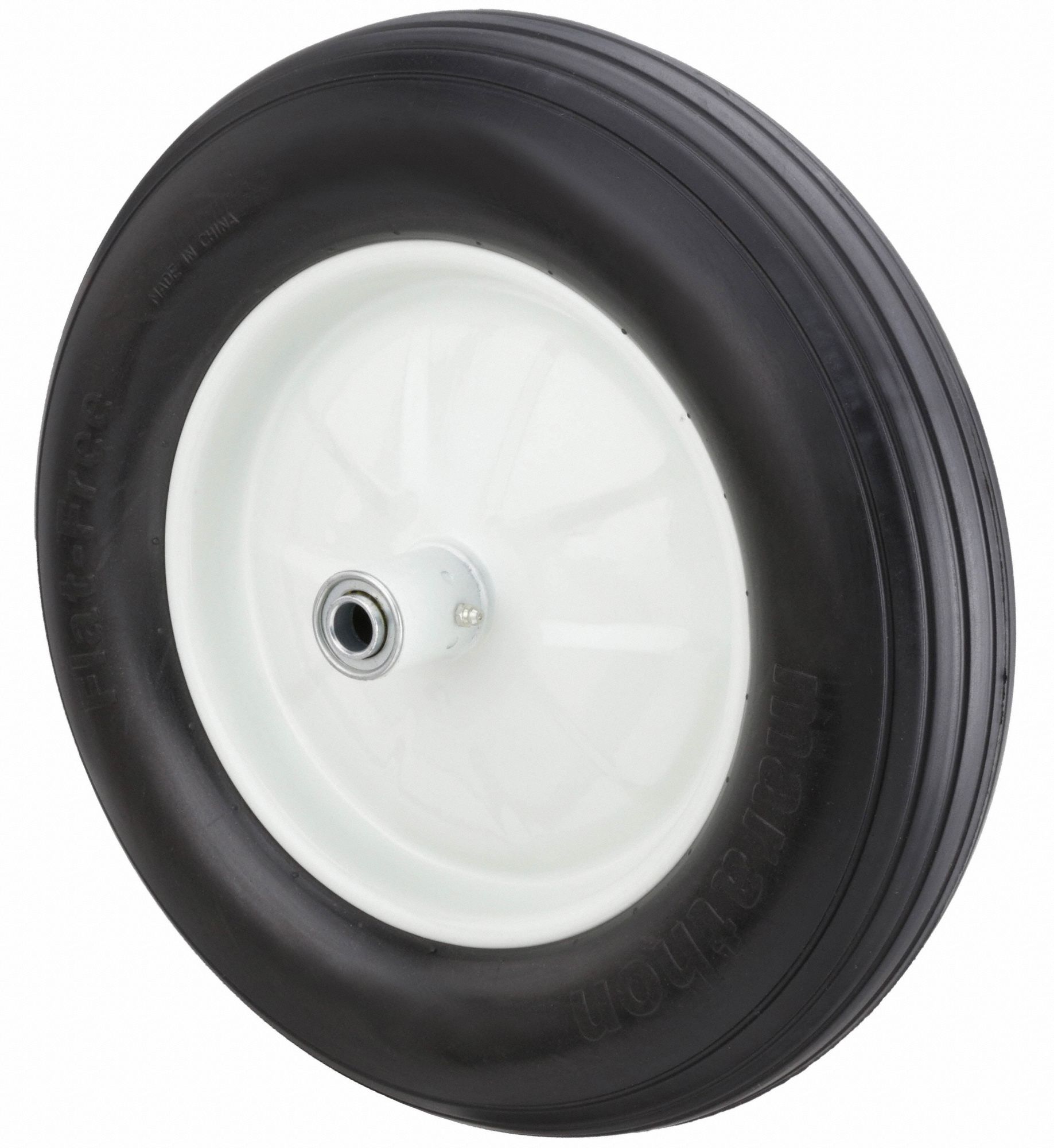 8 in Wheel Dia., 4 1/2 in Wheel Wd, Flat-Free Polyurethane Foam Wheel ...
