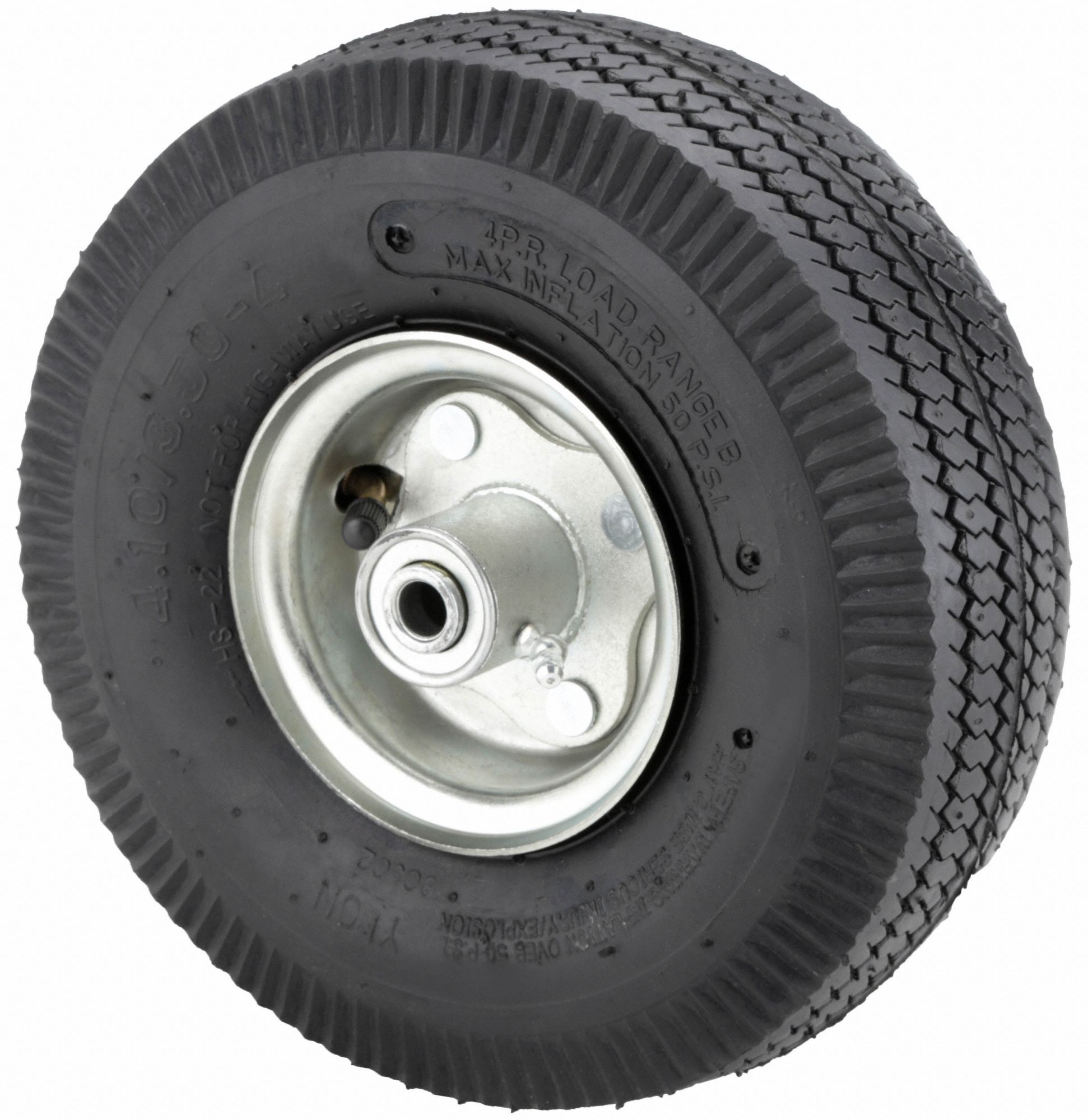 10 in Wheel Dia., 3 in Wheel Wd, Pneumatic Wheel - 53CM82|53CM82 - Grainger