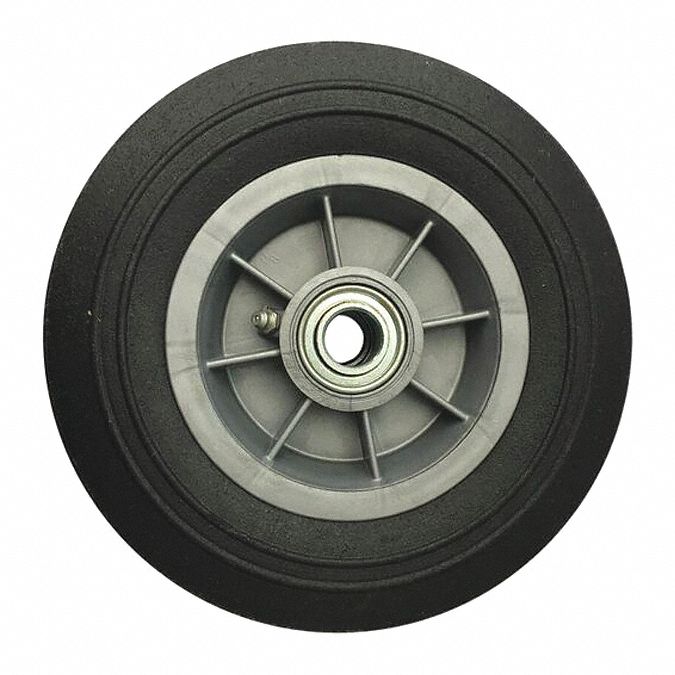 GRAINGER APPROVED SOLID RUBBER WHEEL,4",450 LB. - Pneumatic and Tire ...