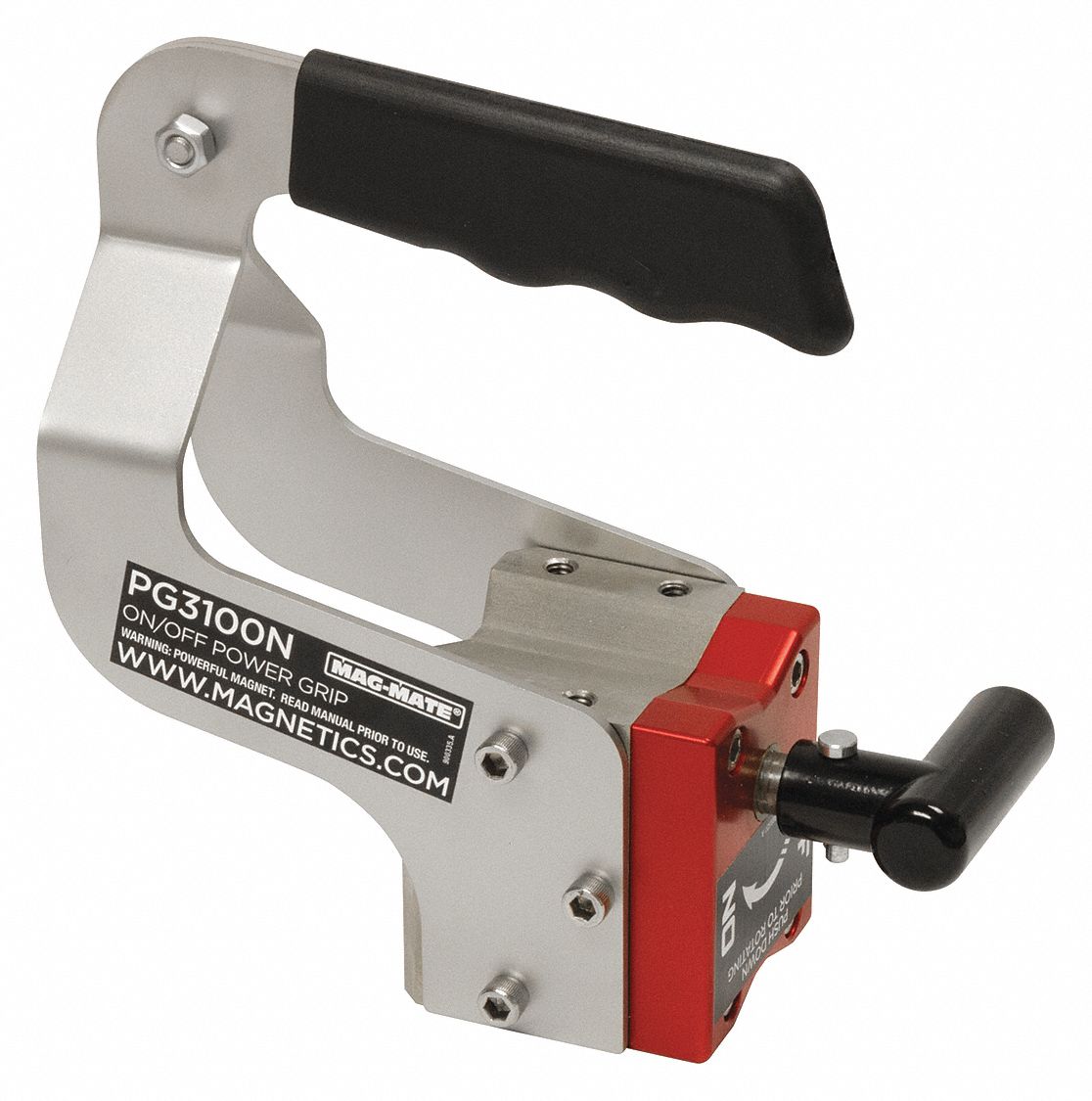 MAG-MATE, Manual Lifting Magnet, 100 lb Max Load Capacity, Manual ...