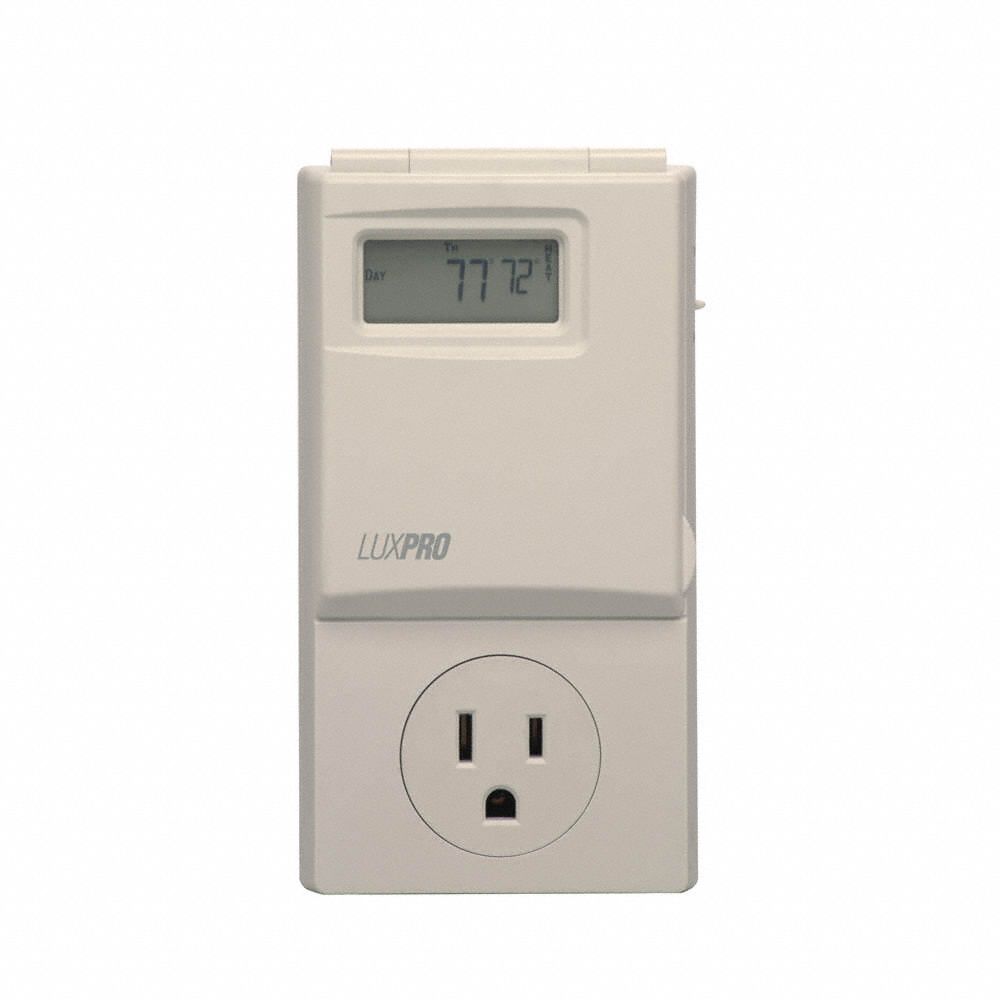 LUX, Heat and Cool, Portable Heating and Cooling Thermostat - 53CV88 ...
