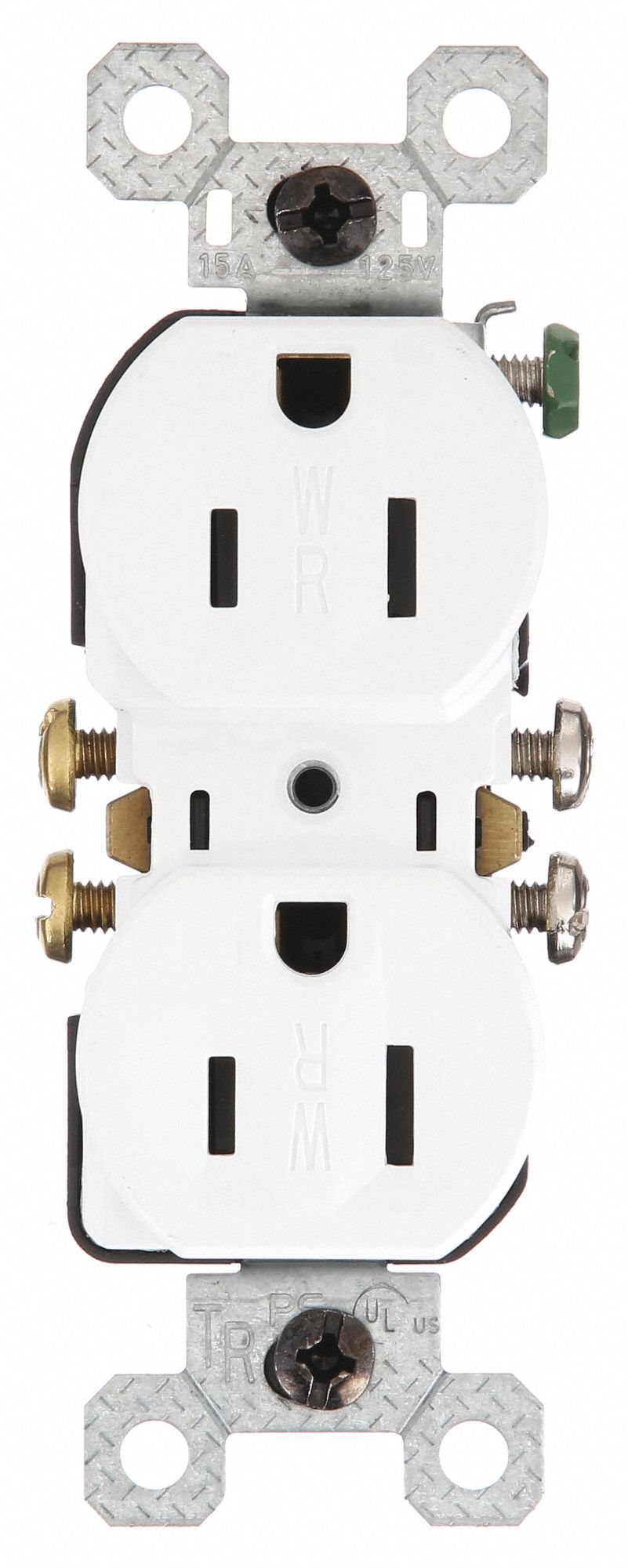 LEGRAND, Duplex, White, Receptacle - 53CX52|3232TRWRW - Grainger