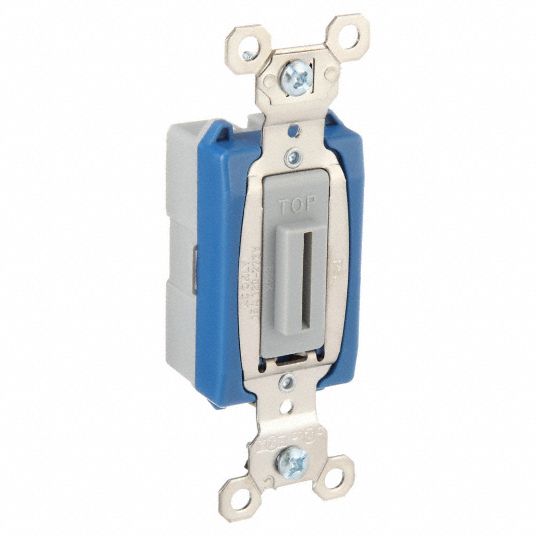 Locking Switch, Single Pole, Wall Switch - 53CX58|PS15AC1L - Grainger