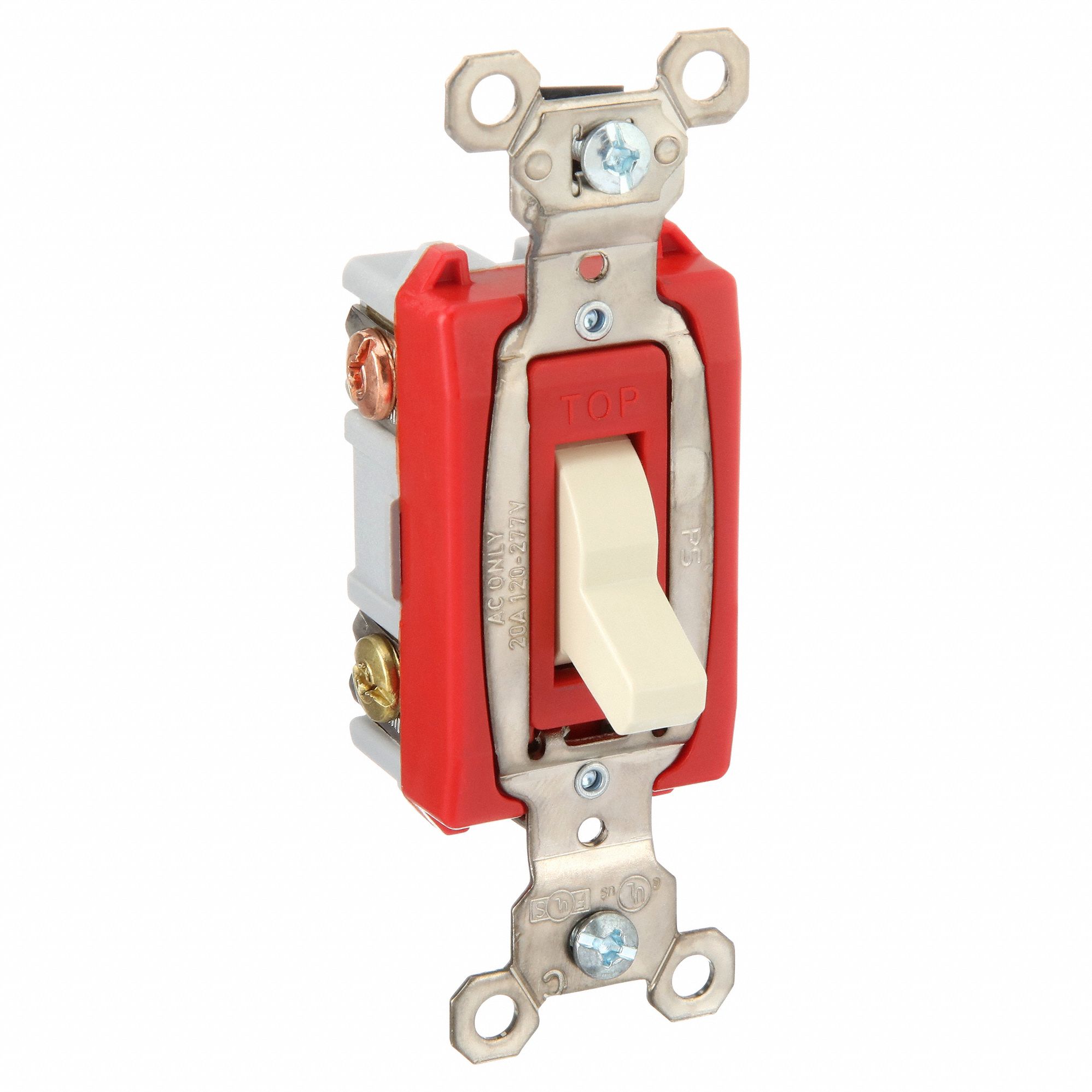 Toggle Switch, 3-Way, Wall Switch - 53CX64|PS20AC3I - Grainger