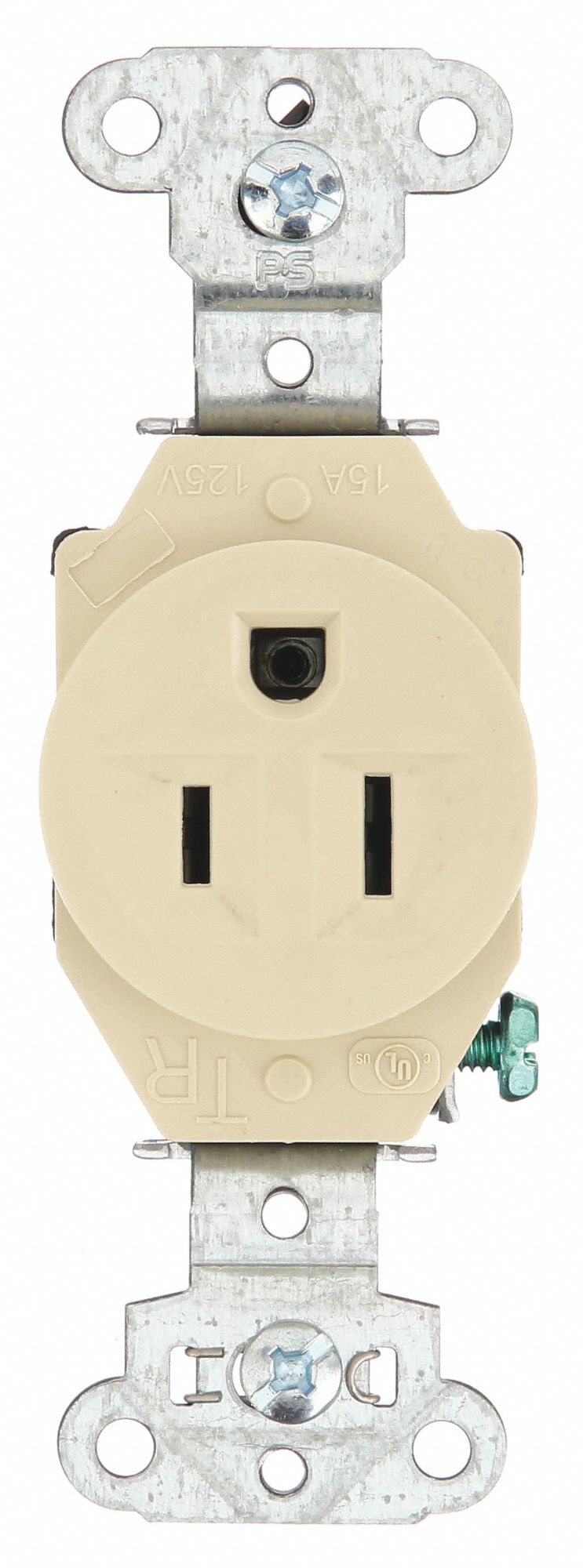 LEGRAND, Single, Ivory, Receptacle - 53CX73|TR5251I - Grainger