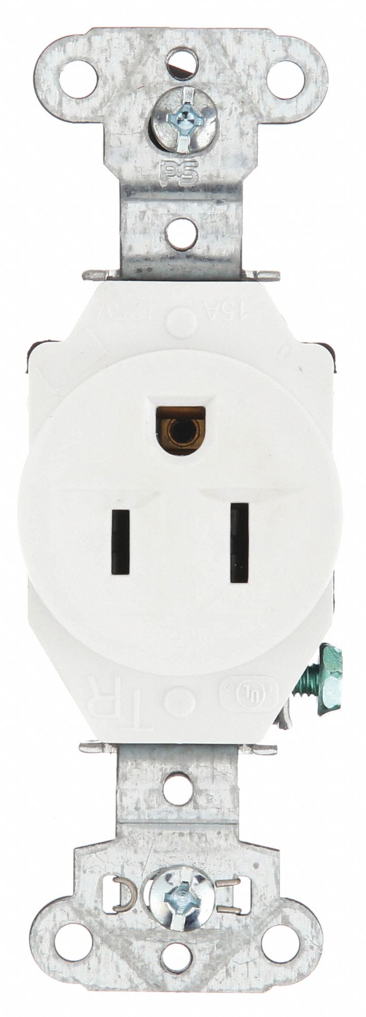 LEGRAND, Single, White, Receptacle - 53CX74|TR5251W - Grainger