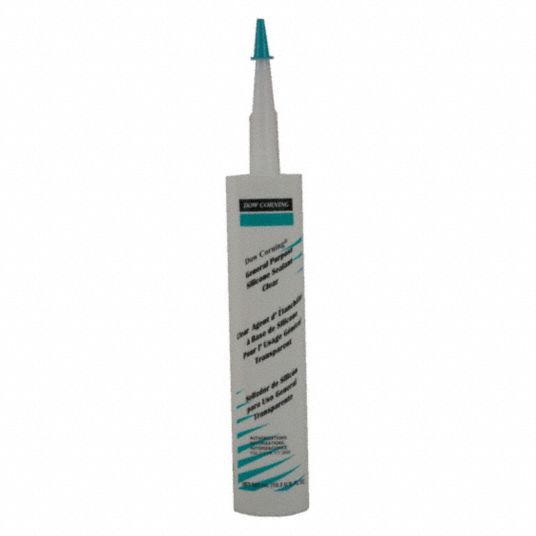 DOW CORNING, Gen Purpose, Clear, Silicone Sealant - 53DC62|4045023 ...