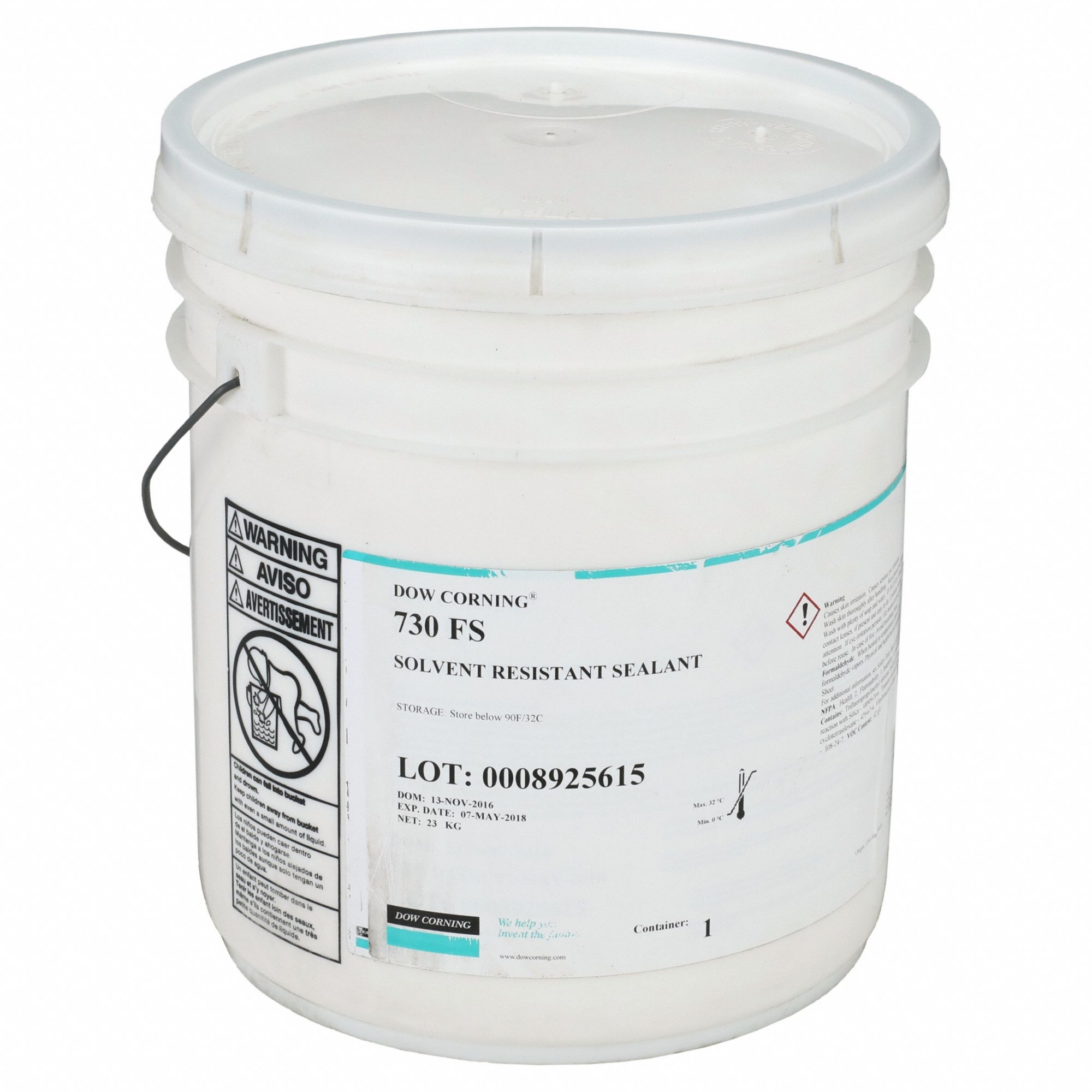 DOWSIL, White, 23 kg, Sealant - 53DC66|4095684 - Grainger