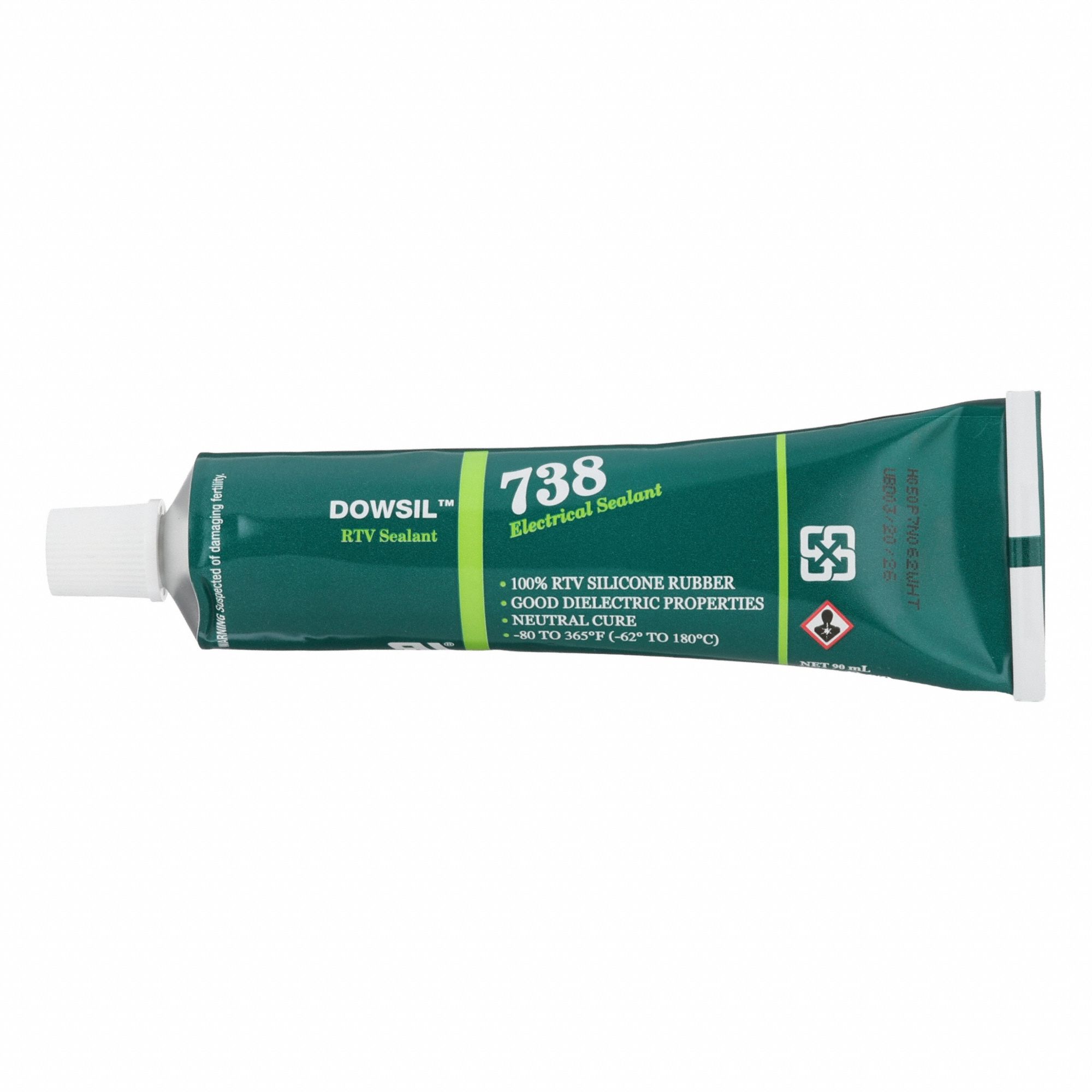 DOWSIL, 738, White, Silicone Sealant - 53DC86|19149101 - Grainger