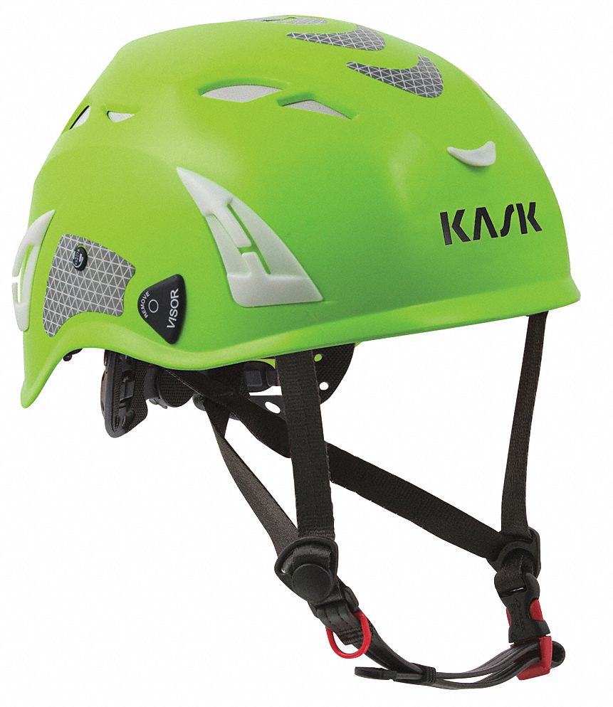 KASK, Green, No Graphics, Work/Rescue Helmet - 53DH73|WHE00037-224 ...