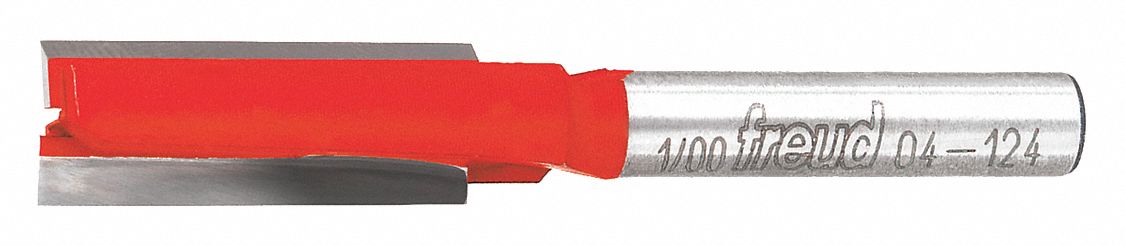 FREUD Straight Cut Profile Router Bit: Fractional Inch, Carbide, 3/8 in ...