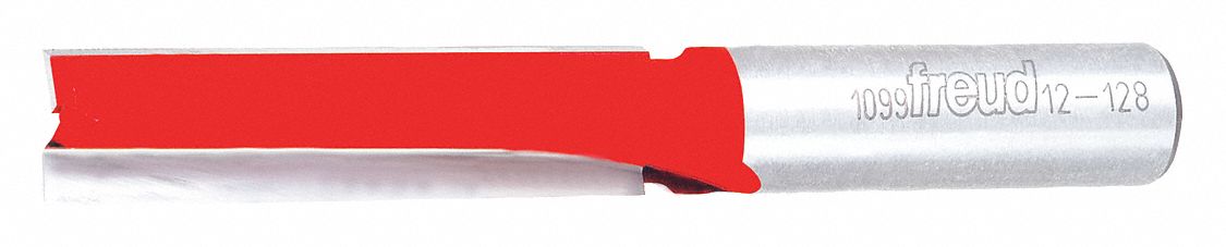 FREUD Straight Cut Profile Router Bit: Fractional Inch, Carbide, 1/2 in ...