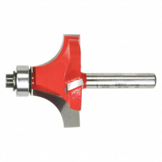FREUD Roundover Cut Profile Router Bit, Carbide, 1 1/2 in Cutter Dia ...