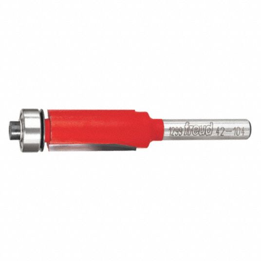 FREUD Flush Trim Profile Router Bit: Fractional Inch, Carbide, 1/2 in ...