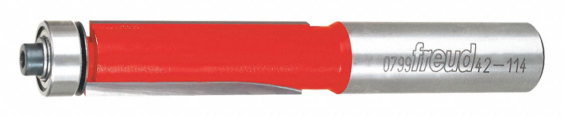 FREUD Flush Trim Profile Router Bit: Fractional Inch, Carbide, 1/2 in ...