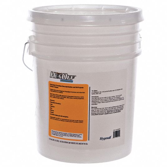 HYGENALL HEXOFF, Bucket, 5 gal Container Size, All Purpose Cleaner ...