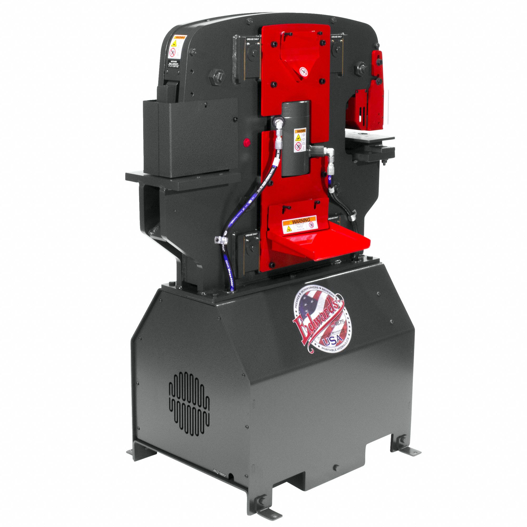 EDWARDS Ironworker: 230V AC /Single-Phase, 4 Stations, 40 Tonf ...