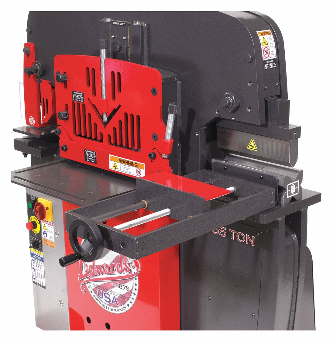 EDWARDS, PR135, Ironworker Press Brake Back Gauge - 53DK70|PR135 - Grainger