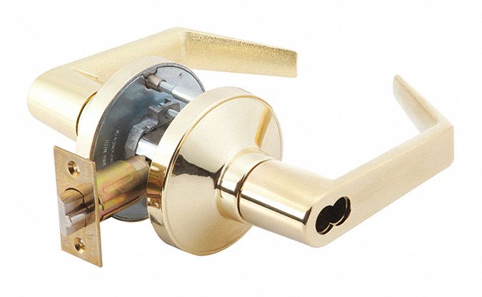 PDQ, Storeroom Lever Locksets, Brass, Door Lockset - 53DL08|GP 115 PHL ...
