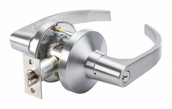 PDQ, Office Lever Locksets, Chrome, Door Lockset - 53DL37|GP 116 BSN ...