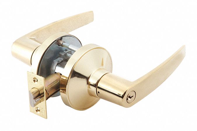 PDQ, Office Lever Locksets, Brass, Door Lockset - 53DL38|GP 116 MIA 605 ...