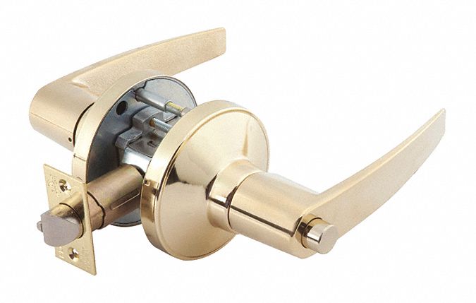 PDQ, Privacy Lever Locksets, Brass, Door Lockset - 53DL71|GP 176 MIA ...