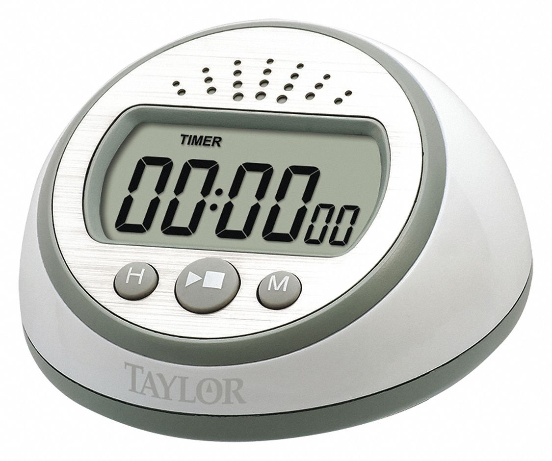 TAYLOR, 2 1/8 in x 6 3/4 in x 5 in, 2 1/8 in Overall Dp, Digital Timer ...