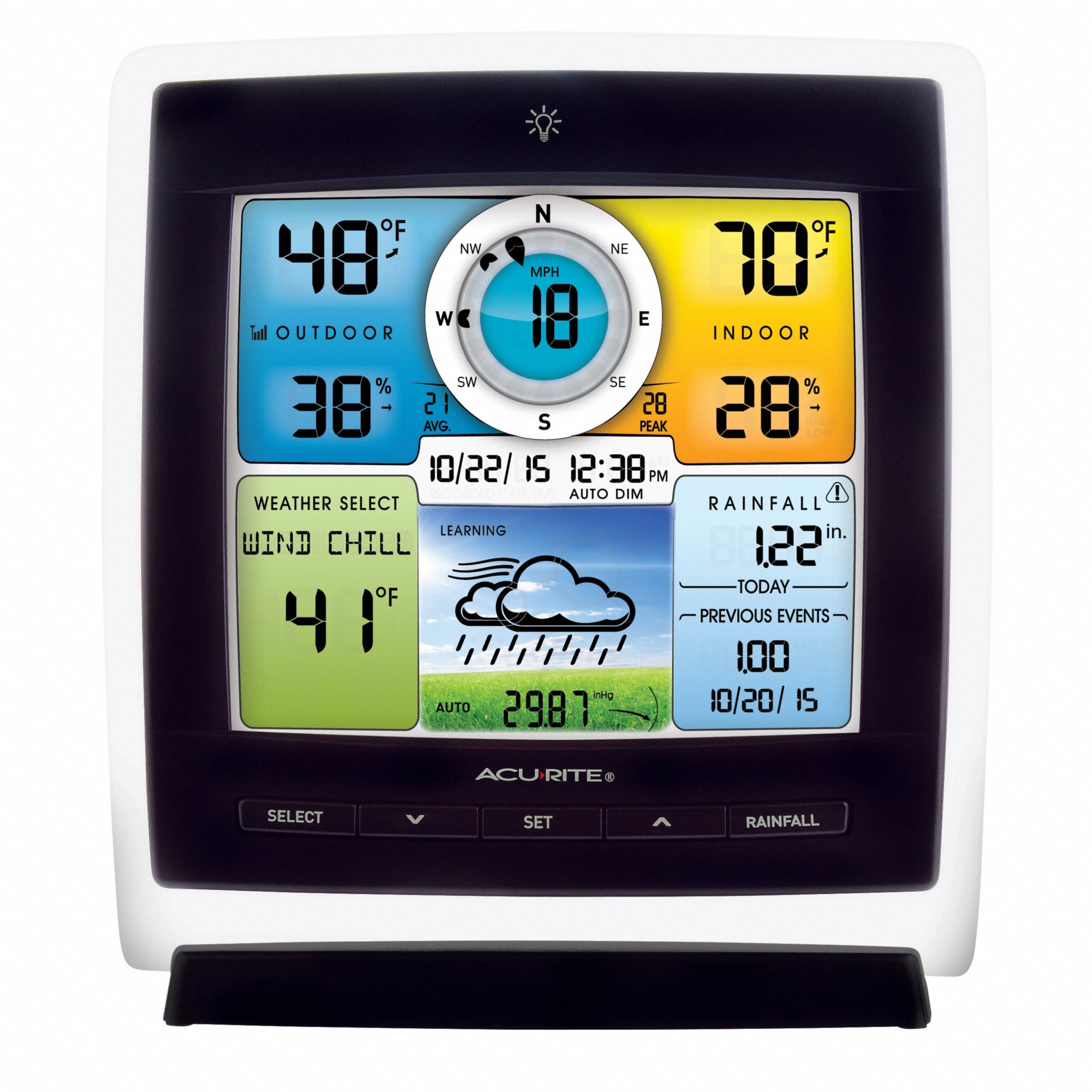 ACURITE Wireless Weather Station: AcuRite Iris, 2 Pieces, Color LCD ... ACURITE Wireless Weather Station: AcuRite Iris, 2 Pieces, Color LCD ...