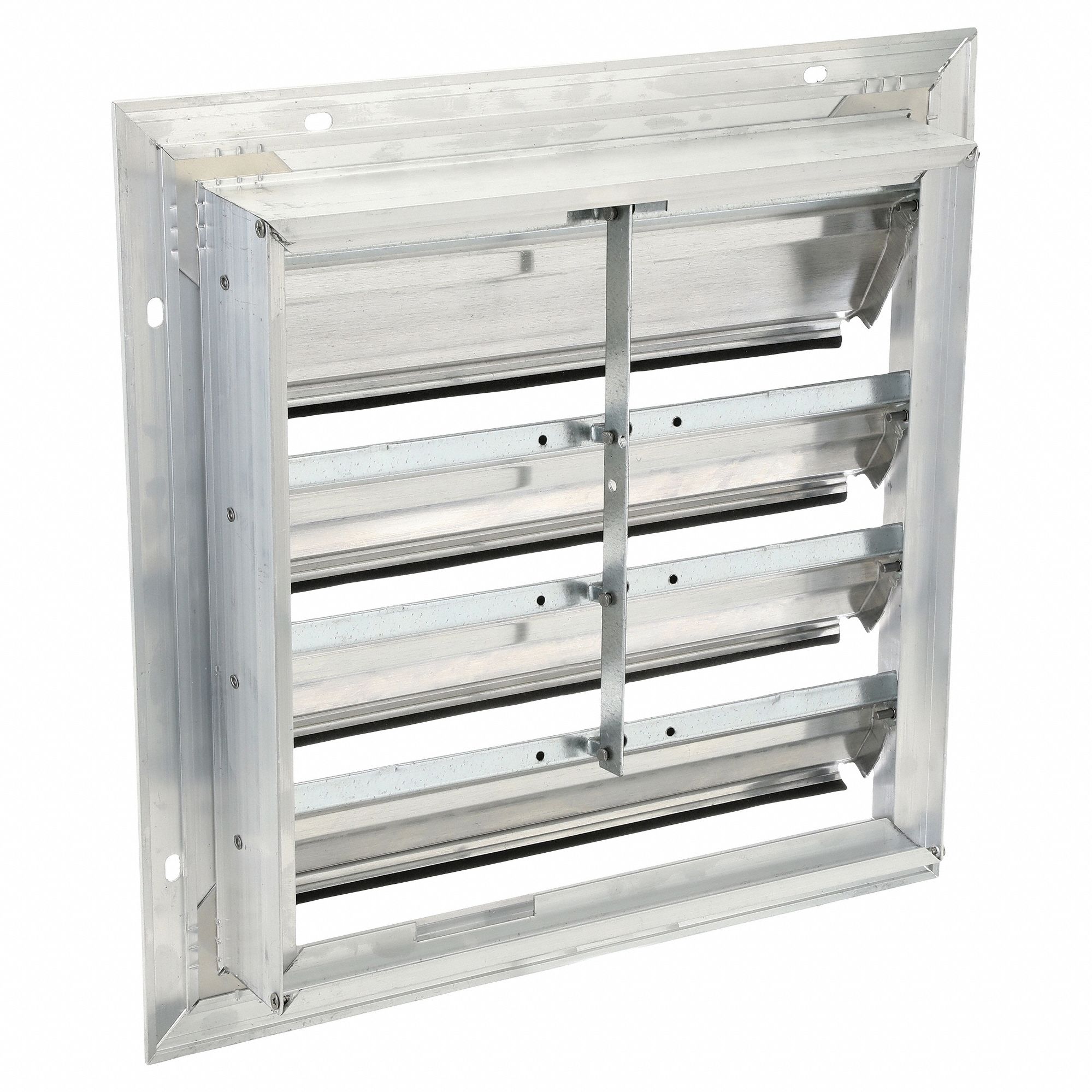 For 12 in Fan, Single Panel, 17"H-W 5.75"L Aluminum Wall Fan Shutter ...