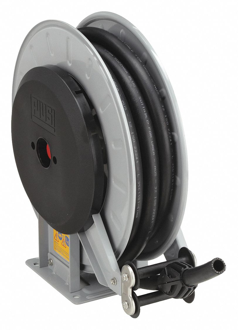 26 ft (3/4 in I.D.), 3/4 in BSP, Spring Return Hose Reel - 53DR87 ...