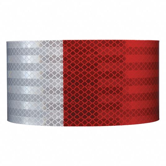Reflective Tape, 4 in Width, 150 ft Length - Grainger