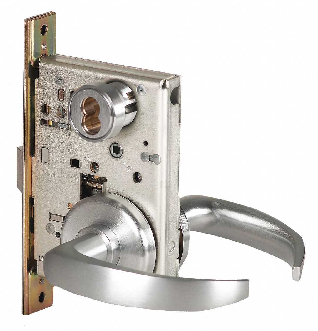 BEST, Office Lever Locksets, Chrome, Door Lockset - 53DX84 ...