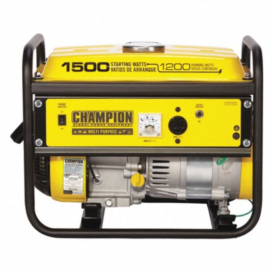 Portable Generator,1200W,Gas, Conventional, Generator Fuel Type ...