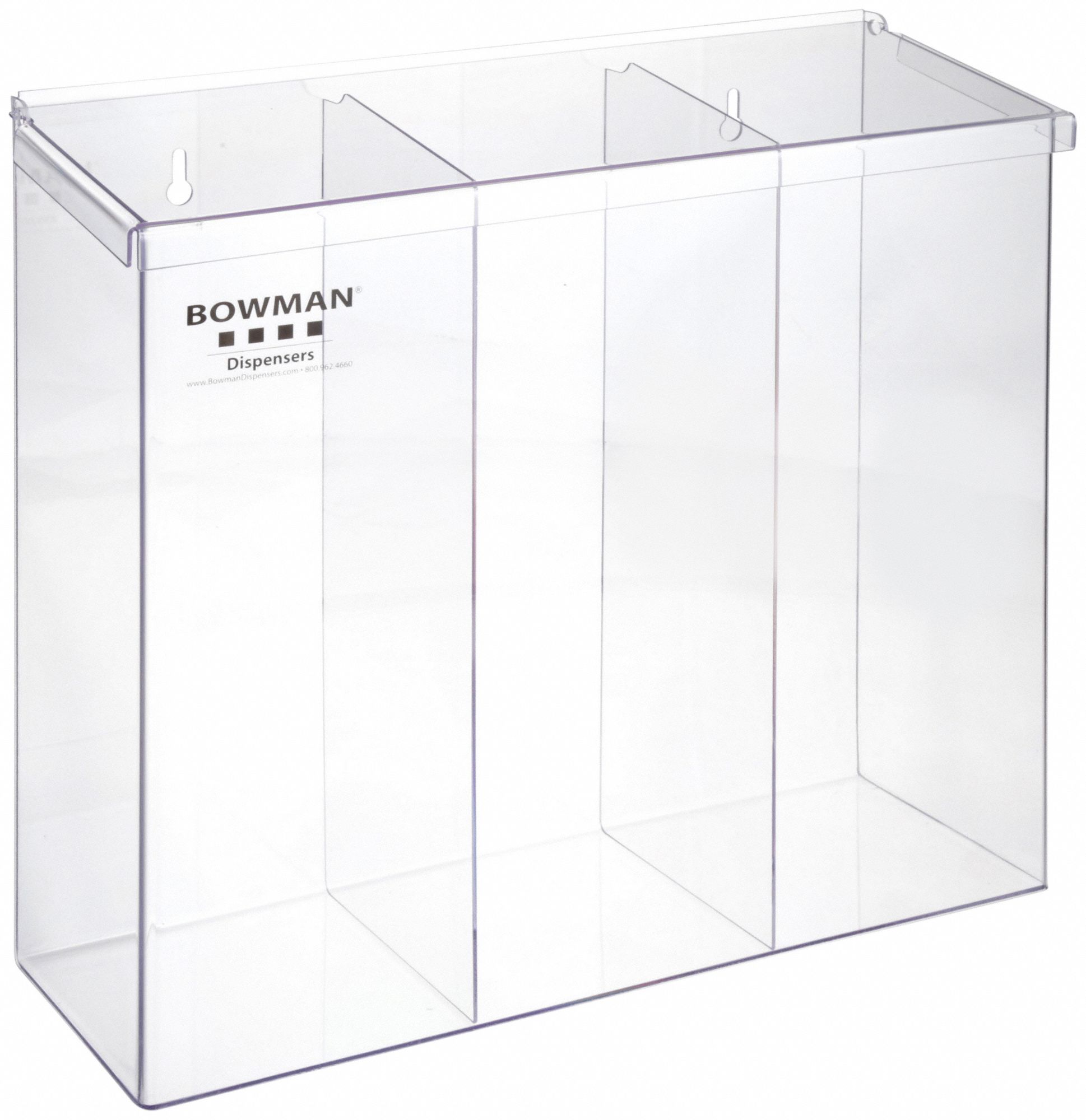 Wall, 18 3/4 in x 5 3/4 in x 17 5/32 in, Protection Dispenser - 53FN83 ...