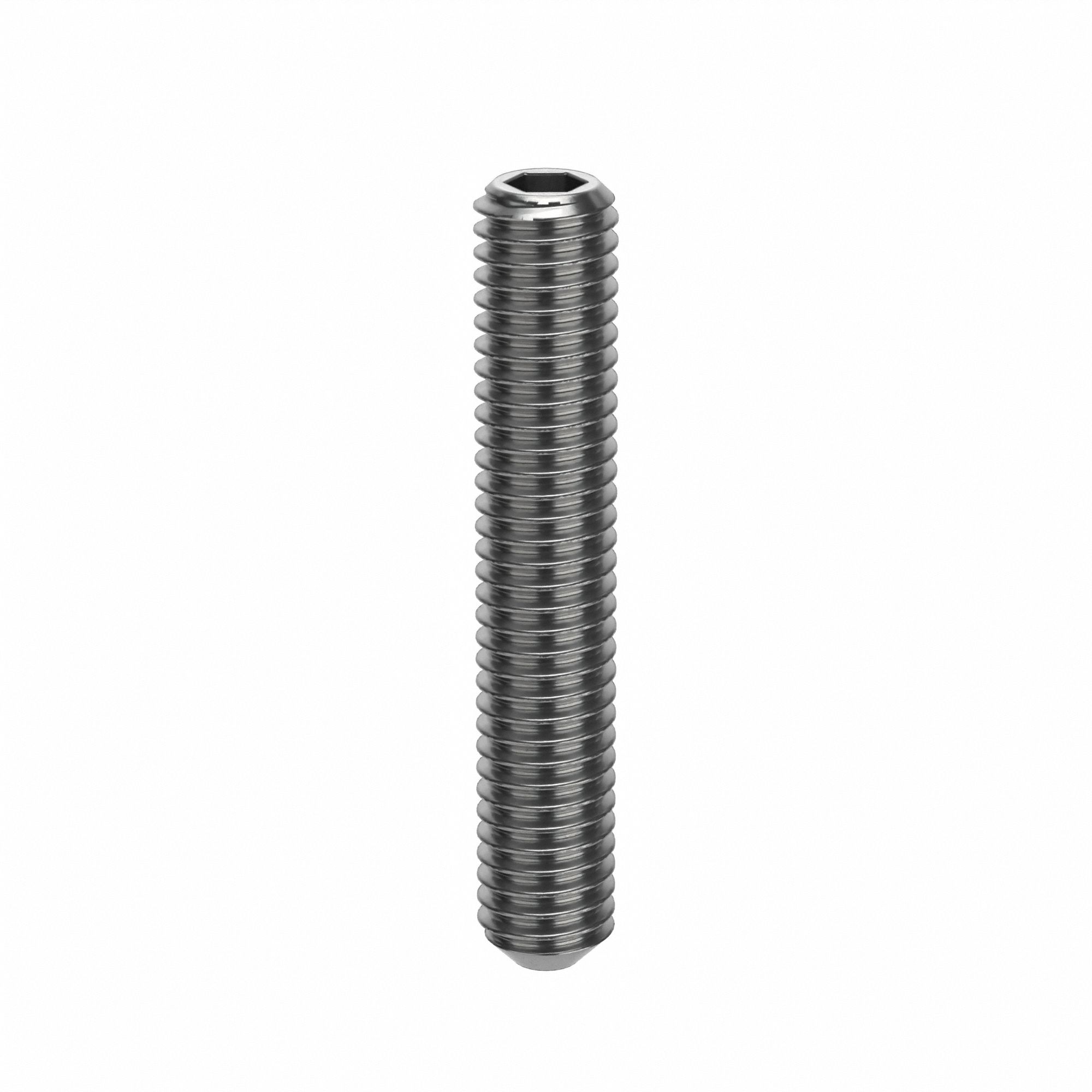 M6x1 Thread Size, 35 mm Overall Lg, Socket Set Screw - 53GG48|M51260 ...