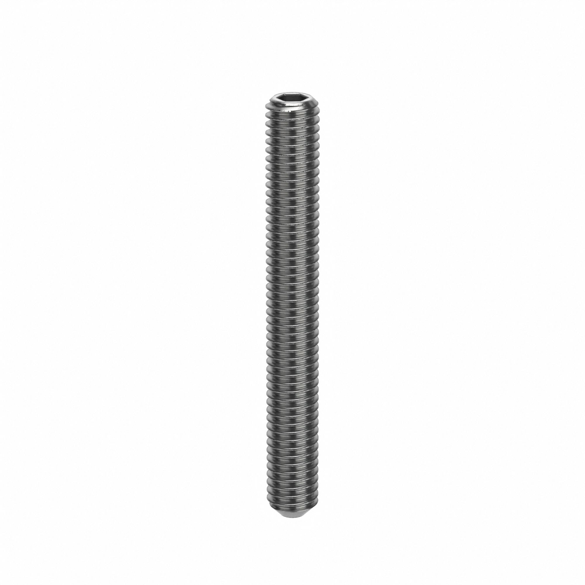 M6x1 Thread Size, 50 mm Overall Lg, Socket Set Screw - 53GG49|M51260 ...