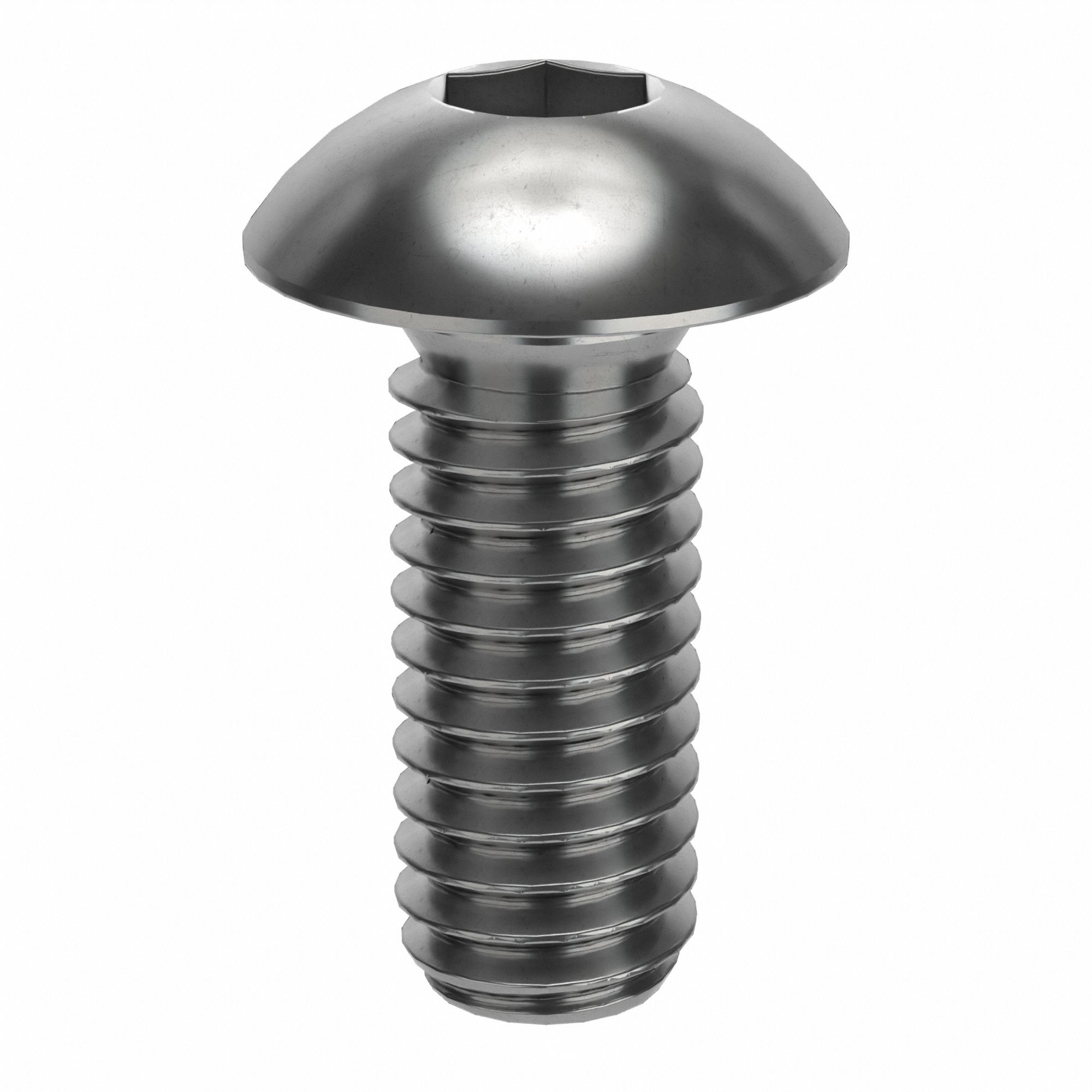 M4x0.70 Thread Size, 10 mm Lg, Socket Head Cap Screw - 53GJ08|M51030 ...