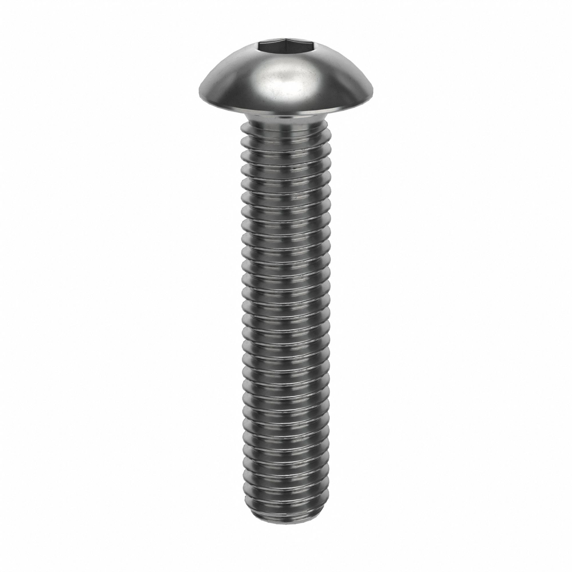 M5x0.80 Thread Size, 25 mm Lg, Socket Head Cap Screw - 53GJ18|M51030 ...