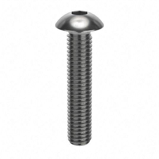 M5x0.80 Thread Size, 25 mm Lg, Socket Head Cap Screw - 53GJ18|M51030 ...